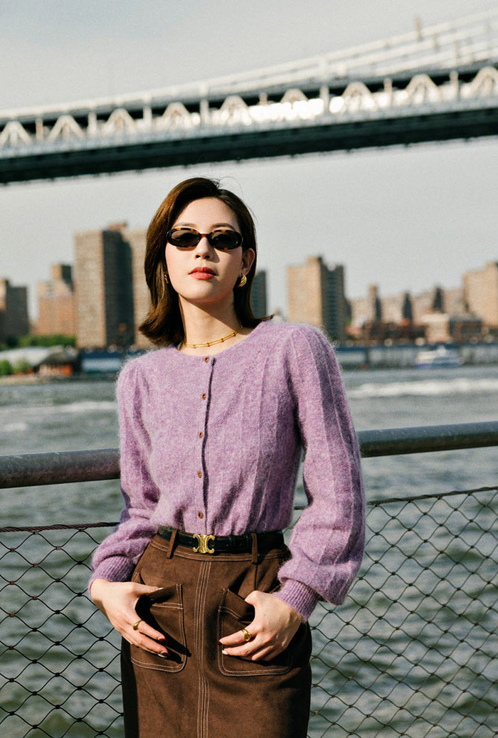 Petite Studio's Debbie Wool Pencil Skirt in Chocolate - Petite Clothing ...