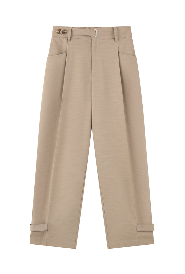 Petite Studio's Romi Pants in Camel - Petite Clothing for Women